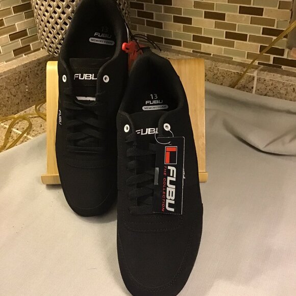 FUBU | Shoes | Nwt Fubu Mens Kole Ii Athletic Leisure Sneaker Size 3 Black Memory Foam | Poshmark